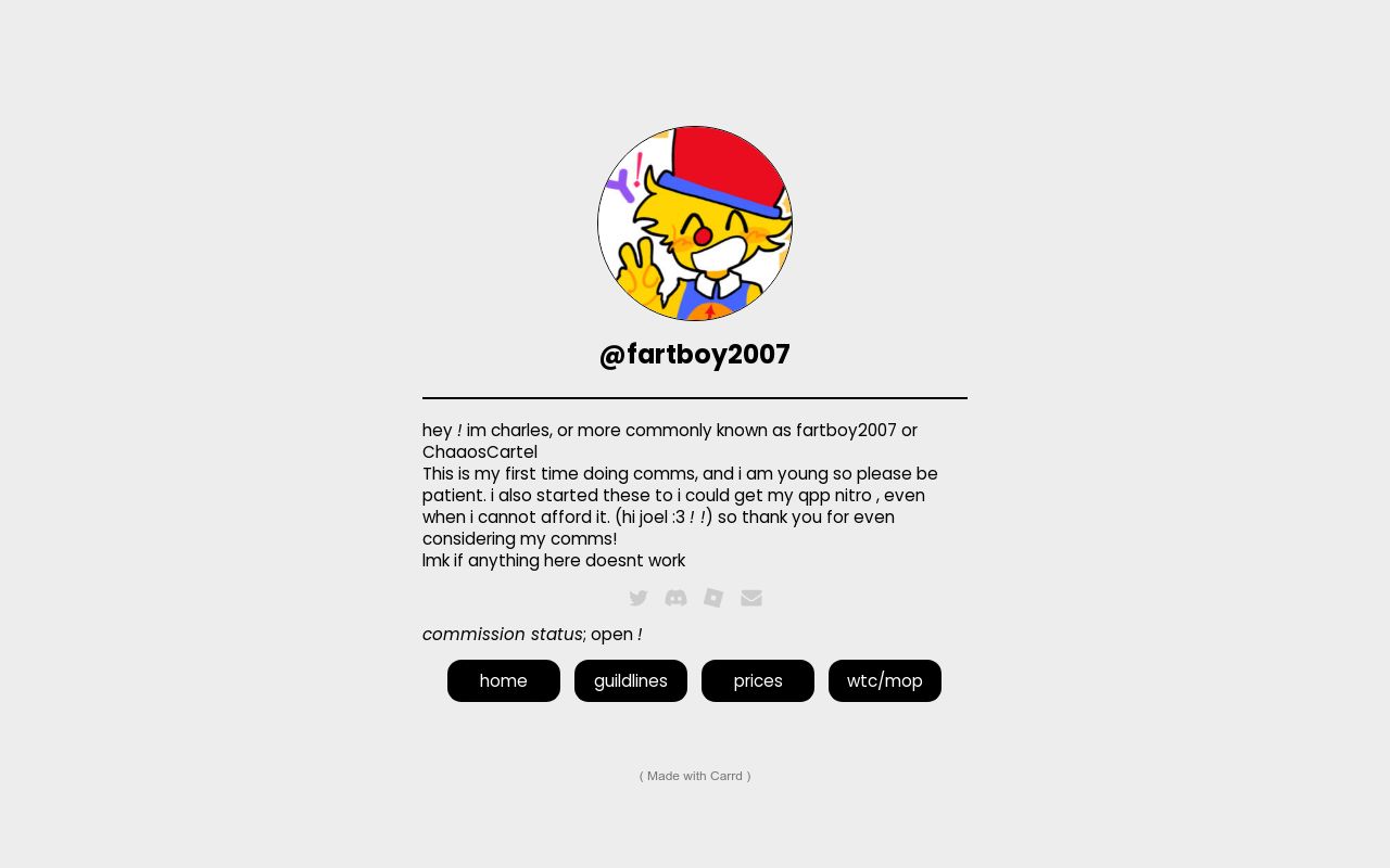 fartboy/ChaaosCartel comms